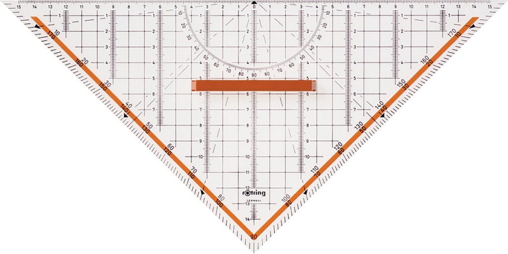 rOtring professional square set | Return purchase
