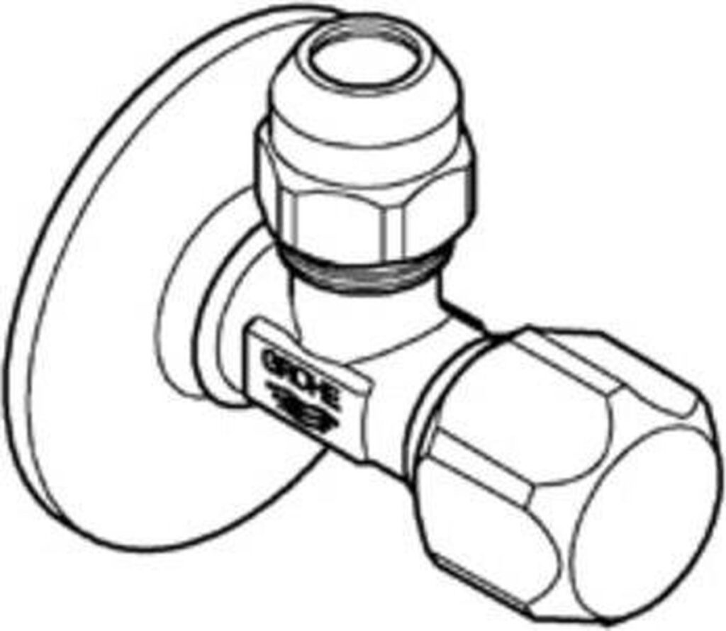 GROHE hoekstopkraan 22018000 hoekstkr.1/2x3/8 knel knst.grp | Retourkoop