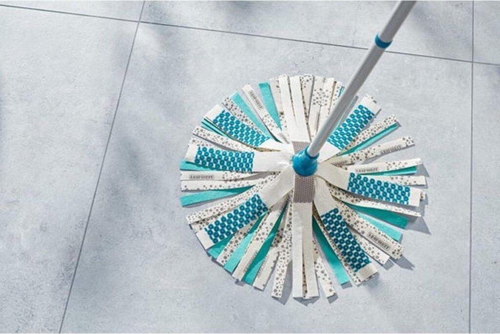Leifheit Power Mop 3in1 with telescopic handle - turquoise - gray ...