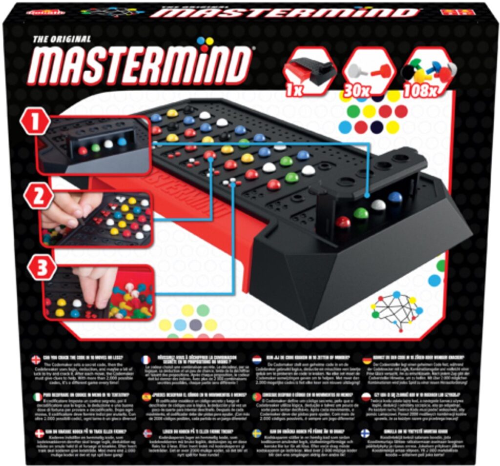 Goliath Mastermind Classic - Thinking game - 2 players - Code cracking ...