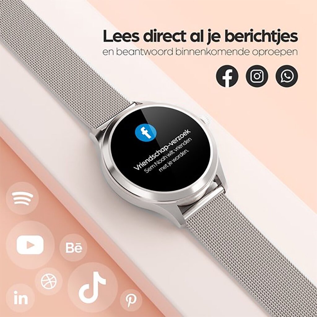 Actyve Smartwatch Women's Silver - Compatible with any laptop and ...