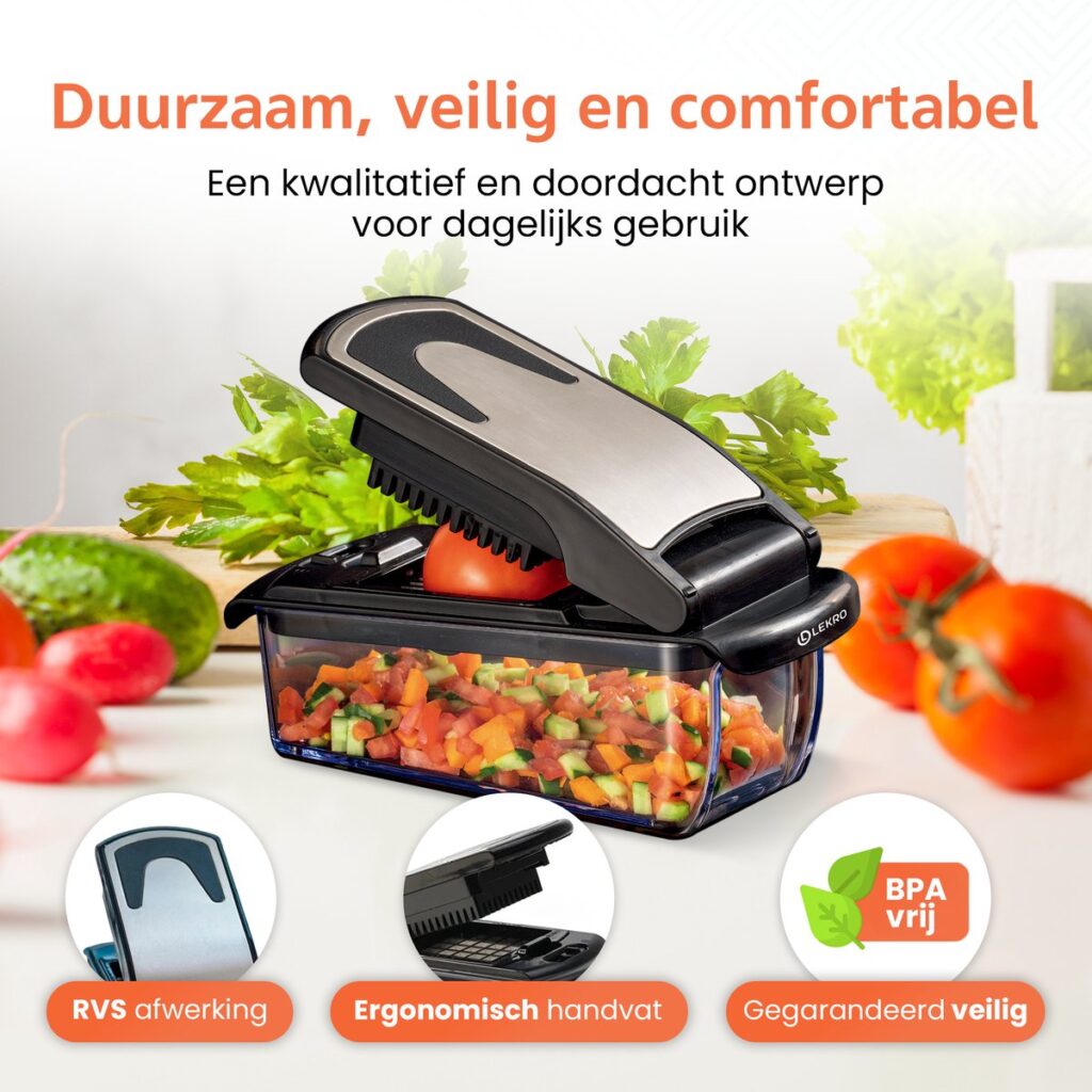 Lekro Multifunctional Vegetable Slicer - Onion Slicer Manual ...