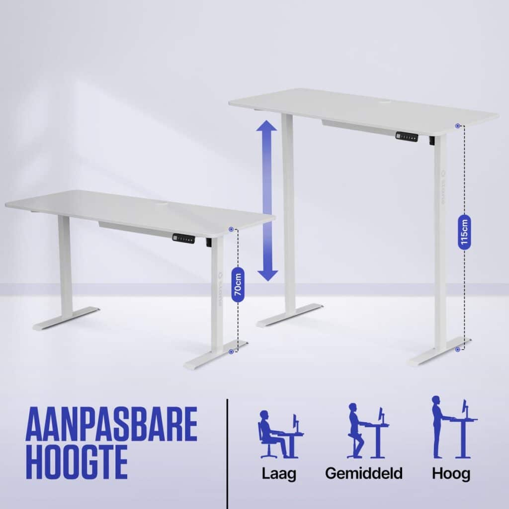 Stane Sit-Stand Desk, Electrically Adjustable - 4 Memory Positions ...